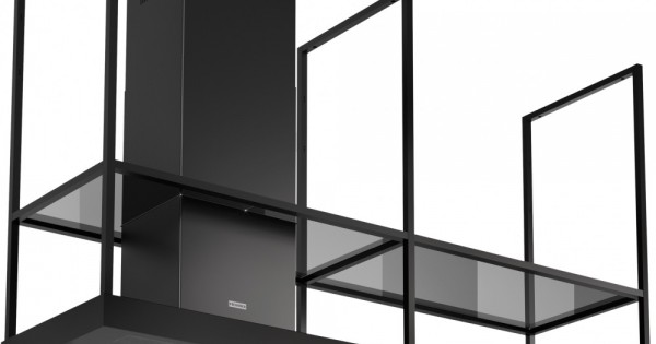 Franke T-Shelf FMY BK MATT F180 Mat Siyah Ada Tipi Davlumbaz
