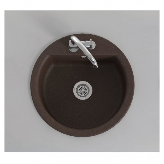 Marmorin Tanat 500 Granit Evye 1 Gözlü Damlalıksız Tezgah Üstü Yuvarlar ...